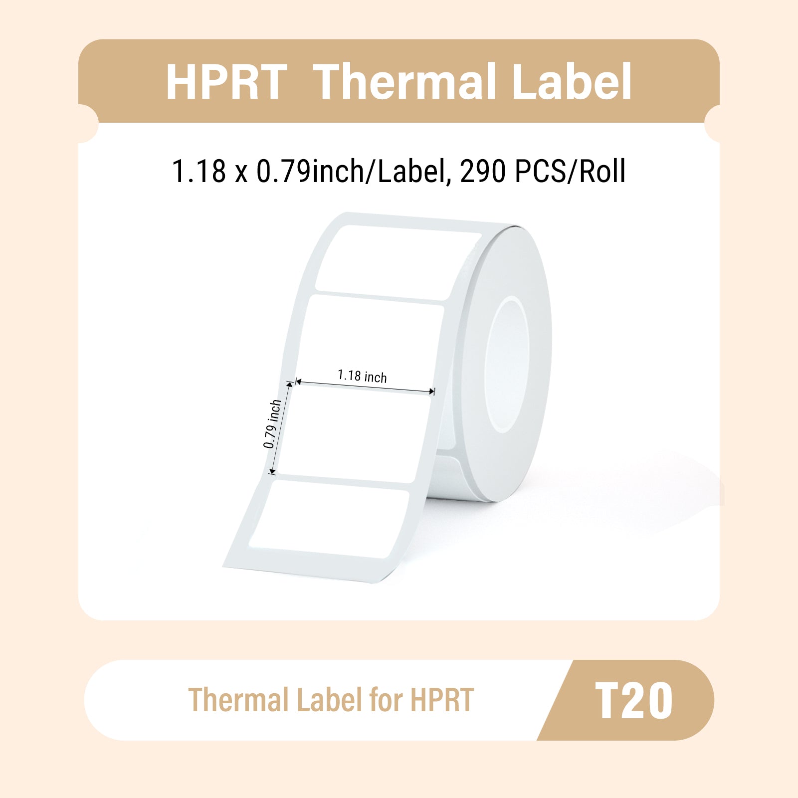 Thermal Labels for T20/ T260LR Label Printer – hprt.shop